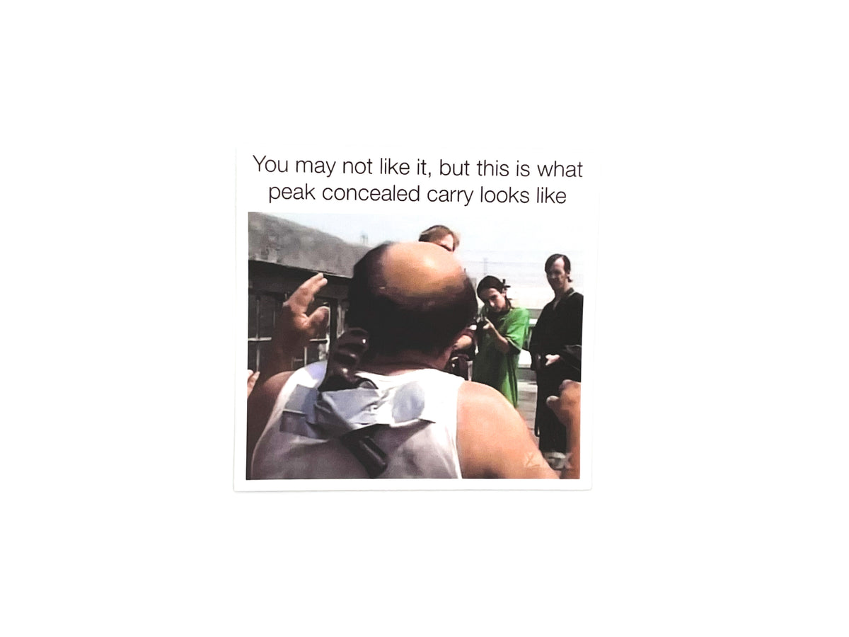 Peak Concealed Carry Sticker – Stickthison