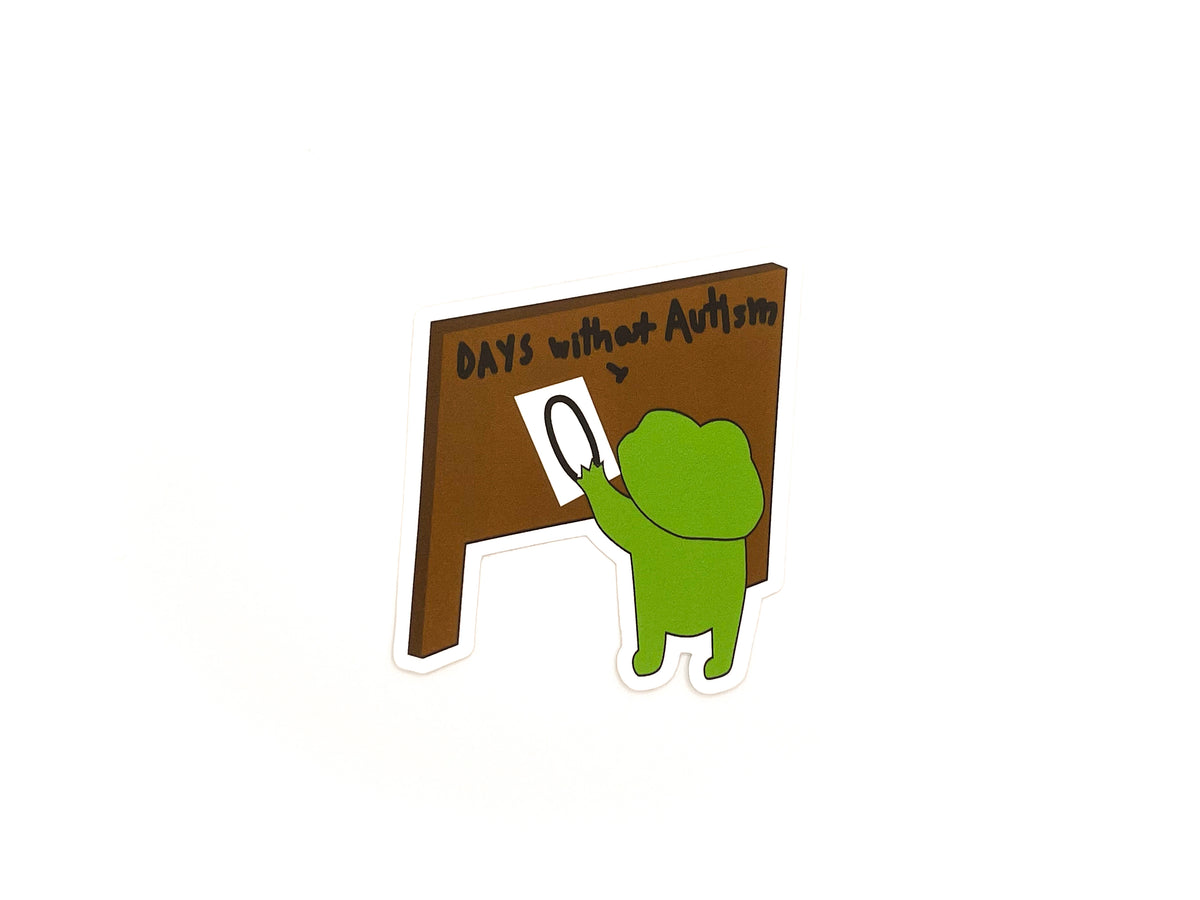 Days Without Autism Sticker – Stickthison
