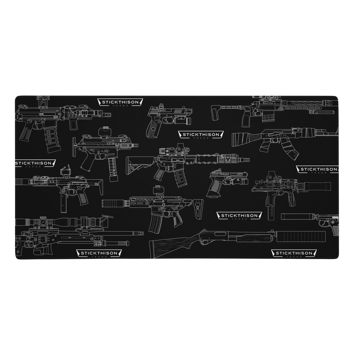 Gunsmith Mat (Firearm Collage) | Stickthison
