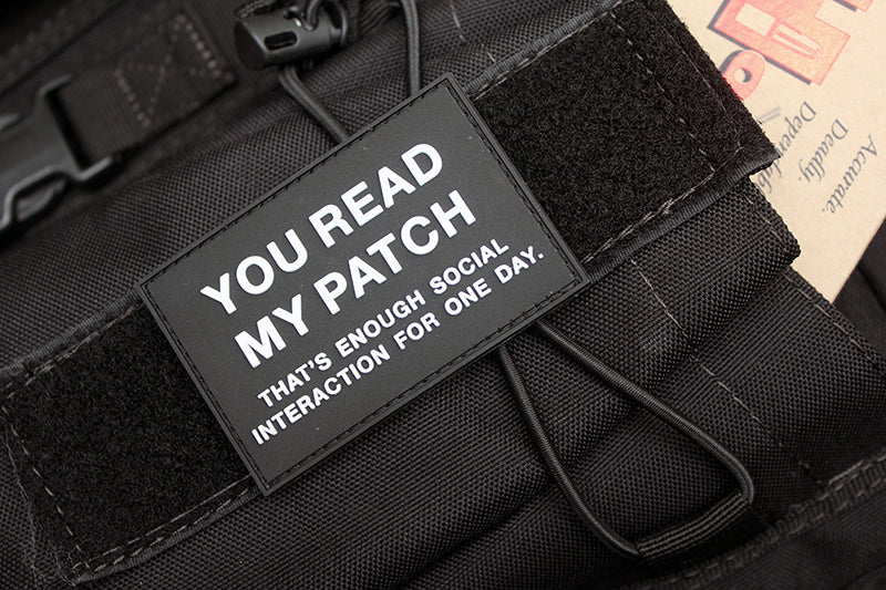 You Read My Patch Morale Patch – Stickthison